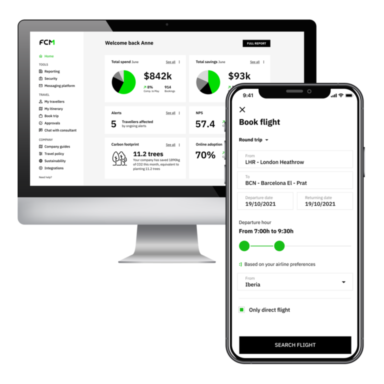Solução | Gestão Global - FCM | Kontik Business Travel
